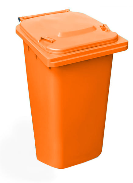 Orange 240 Litre Wheelie Bins
