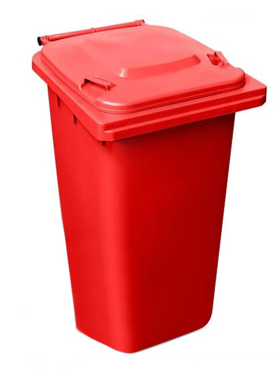 Red 240 Litre Wheelie Bins For Sale - Wheelie Bin Solutions