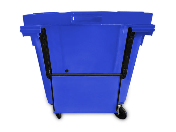 Blue 660 Litre Wheelie Bins For Sale