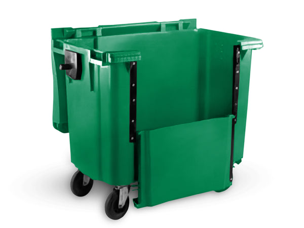 Green 1100 Litre Wheelie Bins For Sale - Wheelie Bin Solutions